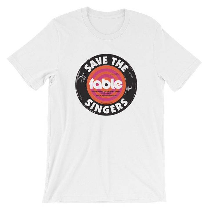 Save the Fable Singers retro footy tshirt – League Tees