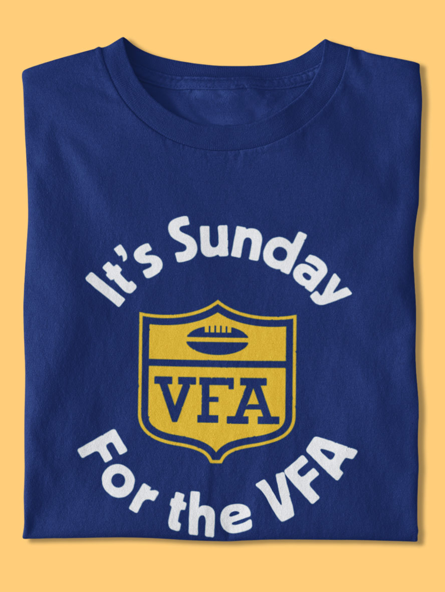 'It's Sunday for the VFA' football shirt – League Tees