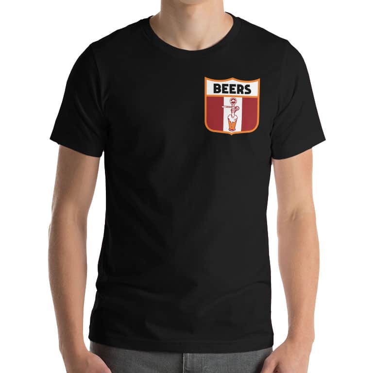 Beers retro footy shirt – League Tees