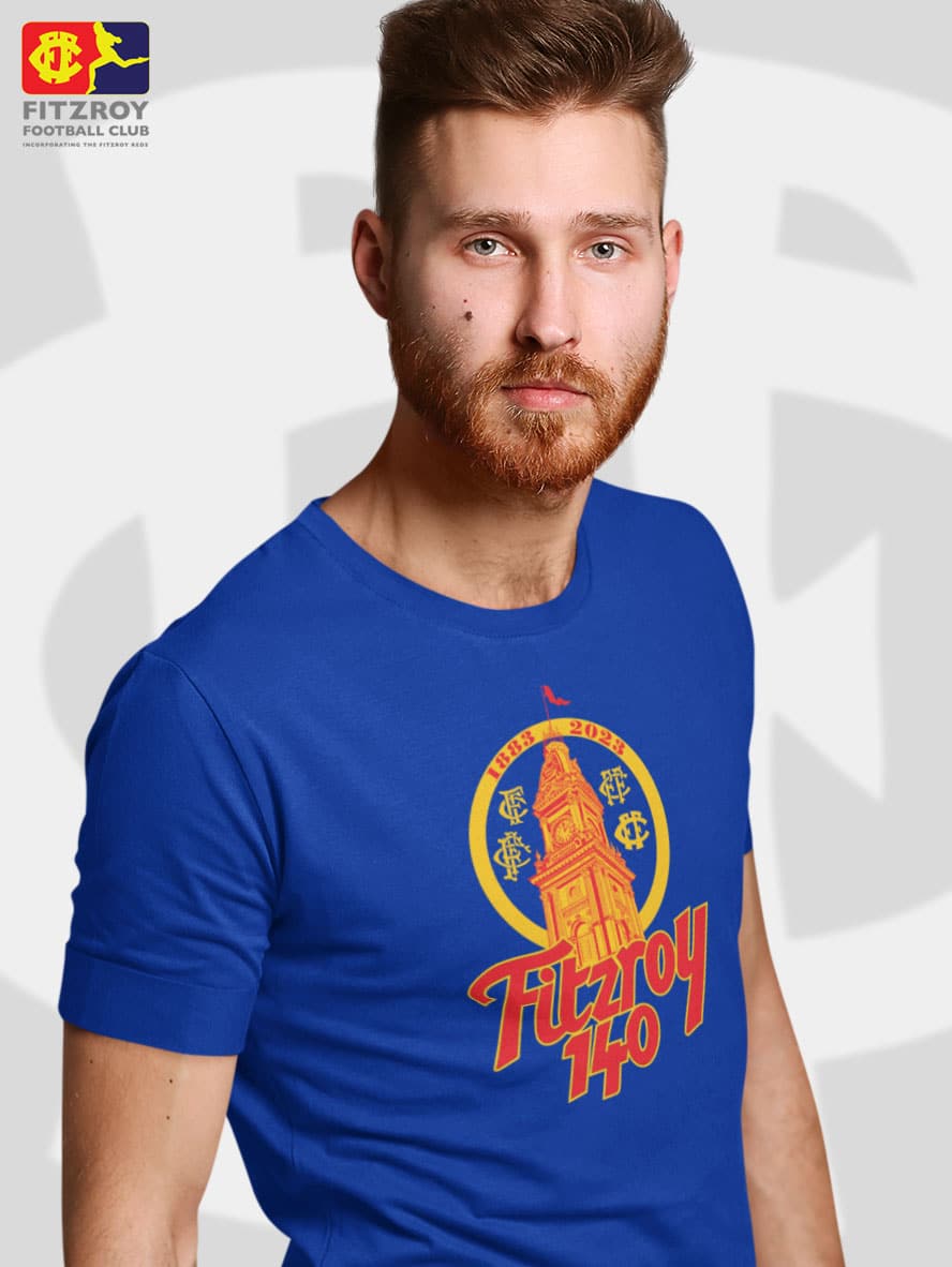 Fitzroy Football Club 140 Anniversary official t-shirt – League Tees