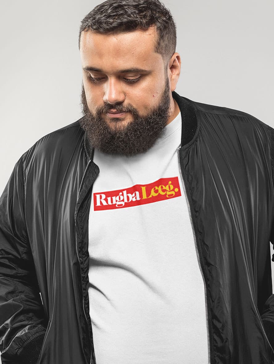 Rugba Leeg box logo retro shirt – League Tees